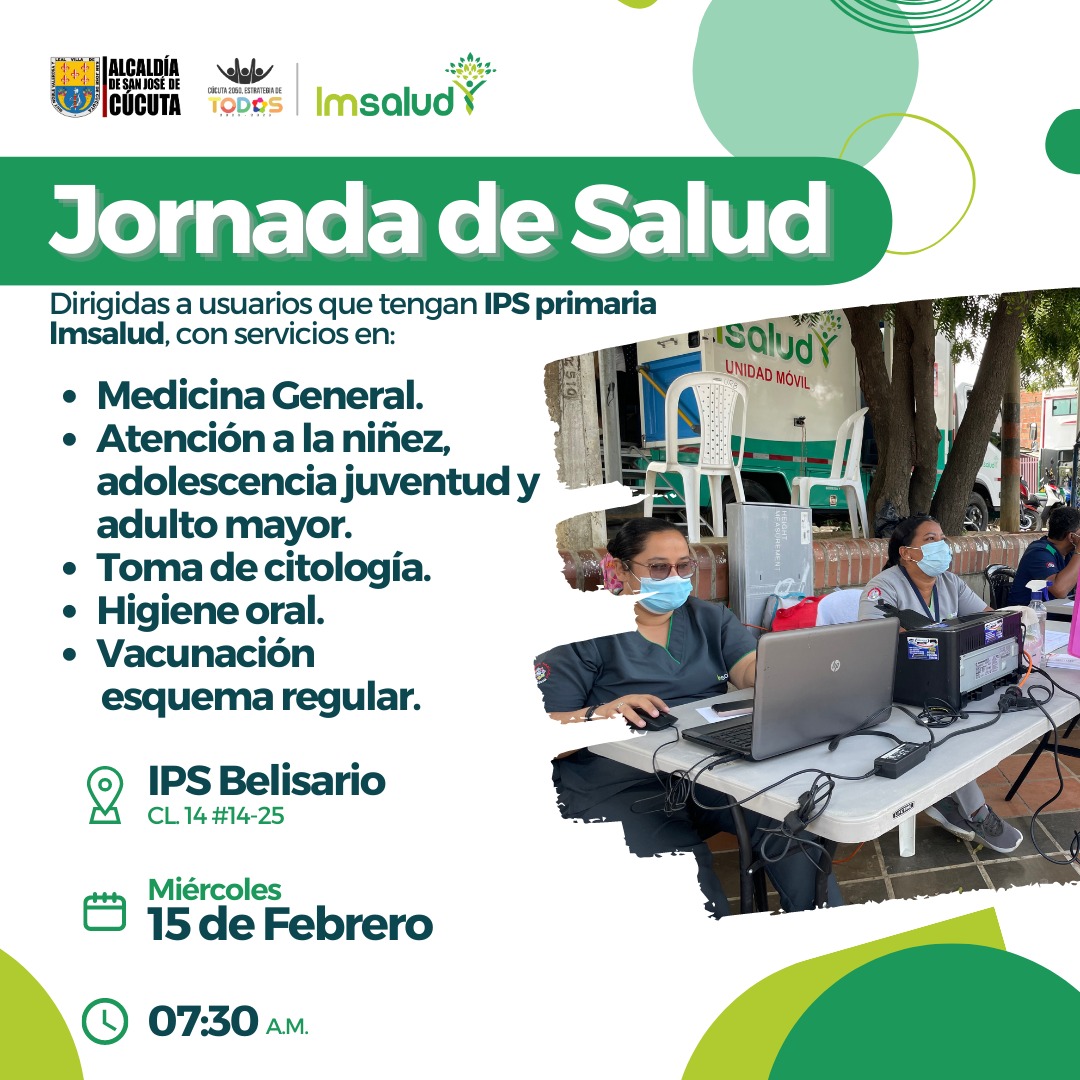 JORNADA DE SALUD EN LA IPS BELISARIO – IMSALUD